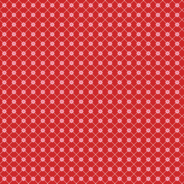 Smitten Chicken, Lazy Daisy Red, SN251104, Sold by the 1/2 Yard, PREOR ...