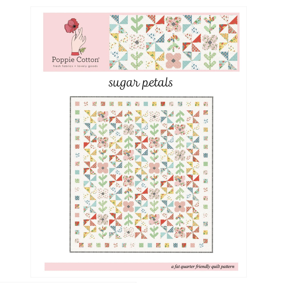 Sugar Petals Pattern by Poppie Cotton for Flower Market Collection THE ...